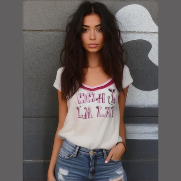 Mighty Fine | Tops | Vintage French Kitty By Mighty Fine Womens Top ...